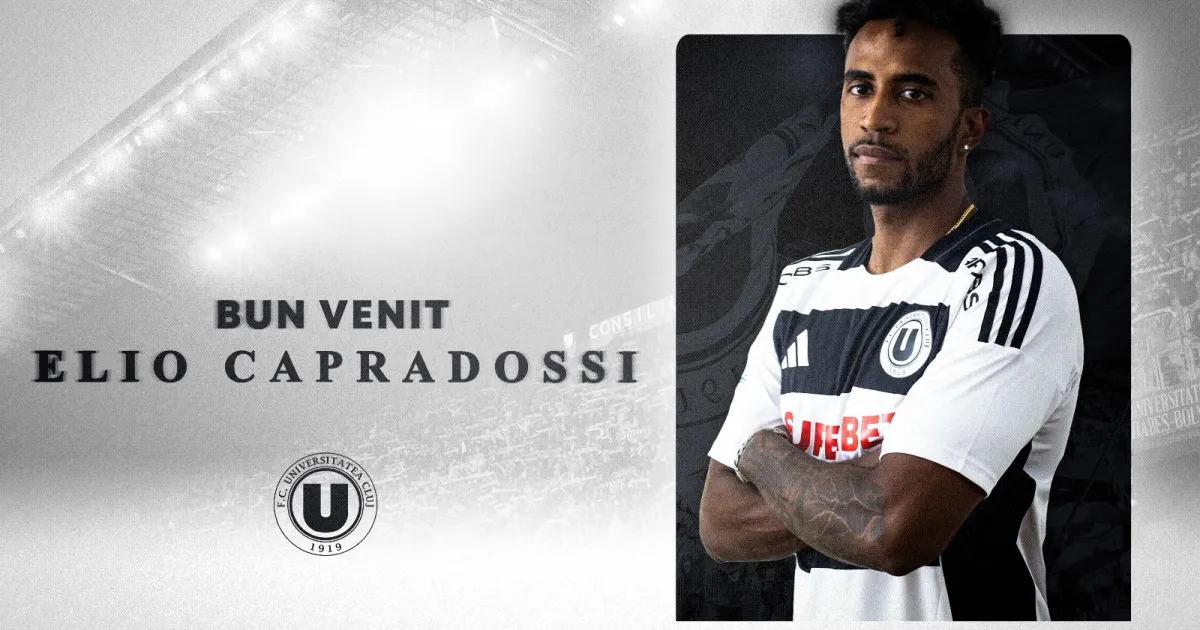 Elio Capradossi, din Serie B, în tricoul „Șepcilor roșii"